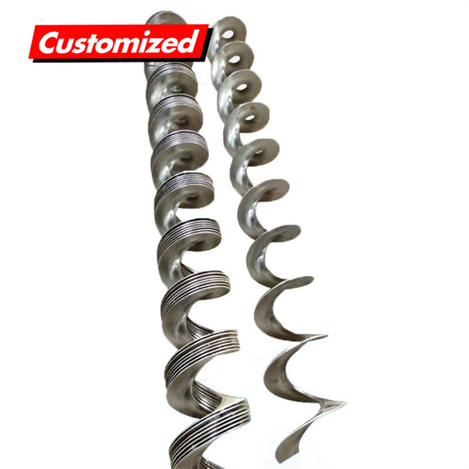 Mining Transport Screw Auger Industrial Screw Conveyor Tubular Screw ...