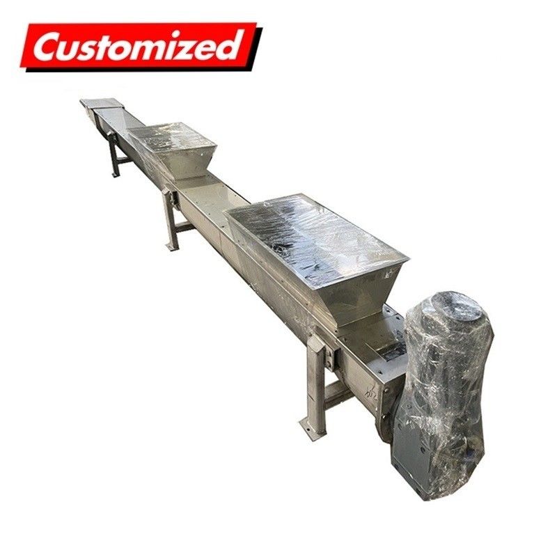 U Type Horizontal Sludge Shaftless Screw Auger Conveyor with Customized ...