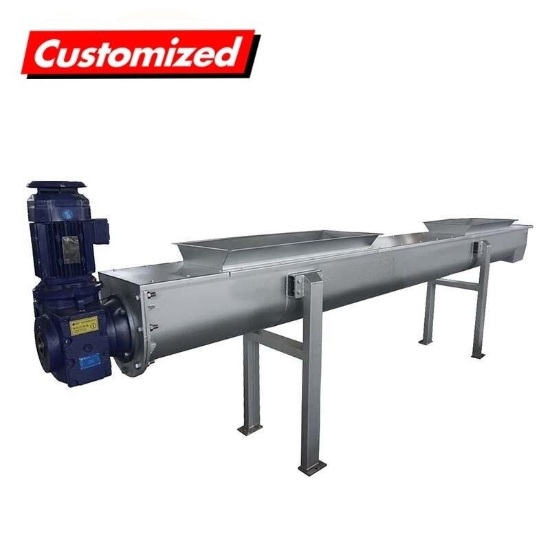 Stainless Steel Shaftless Spiral Auger Conveyor | Heavy-Duty
