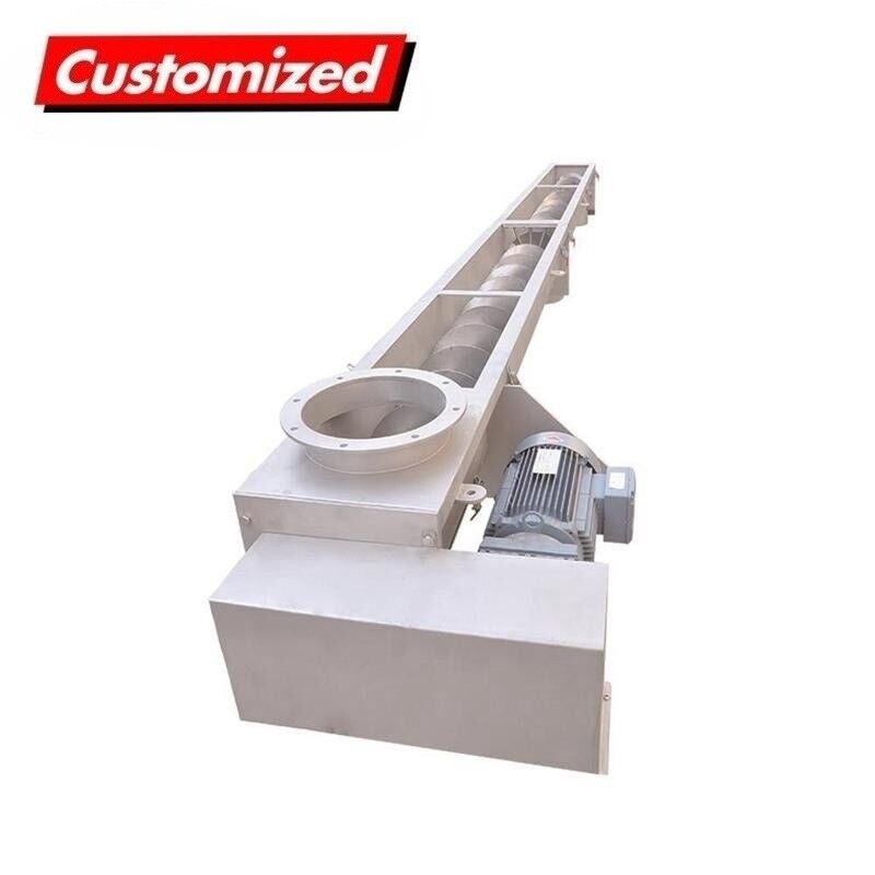 US Grain Screw Elevator Powder Spiral Conveyor Coal Sand Cement Auger ...