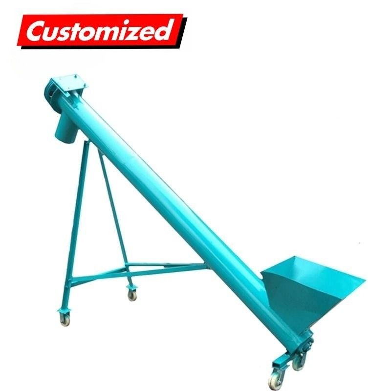 Conveyor System with Custom Small Screw Auger Feeder and Hopper 30-Day ...