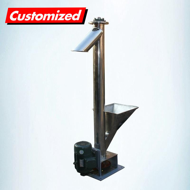 US Customized OEM Flexible Vertical Screw Spiral Auger Conveyor Grain ...