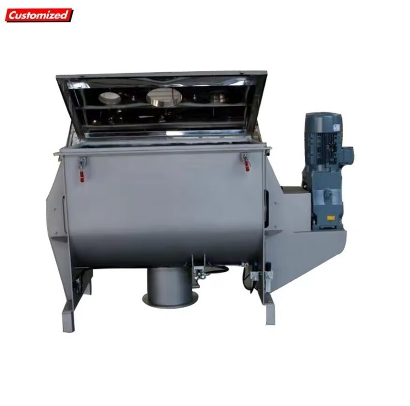 Customizable High Capacity Ribbon Mixer