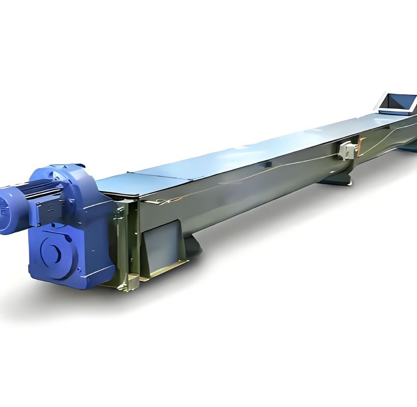 U-Shape Stainless Steel Shaftless Spiral Conveyor For Sludge Cement And ...