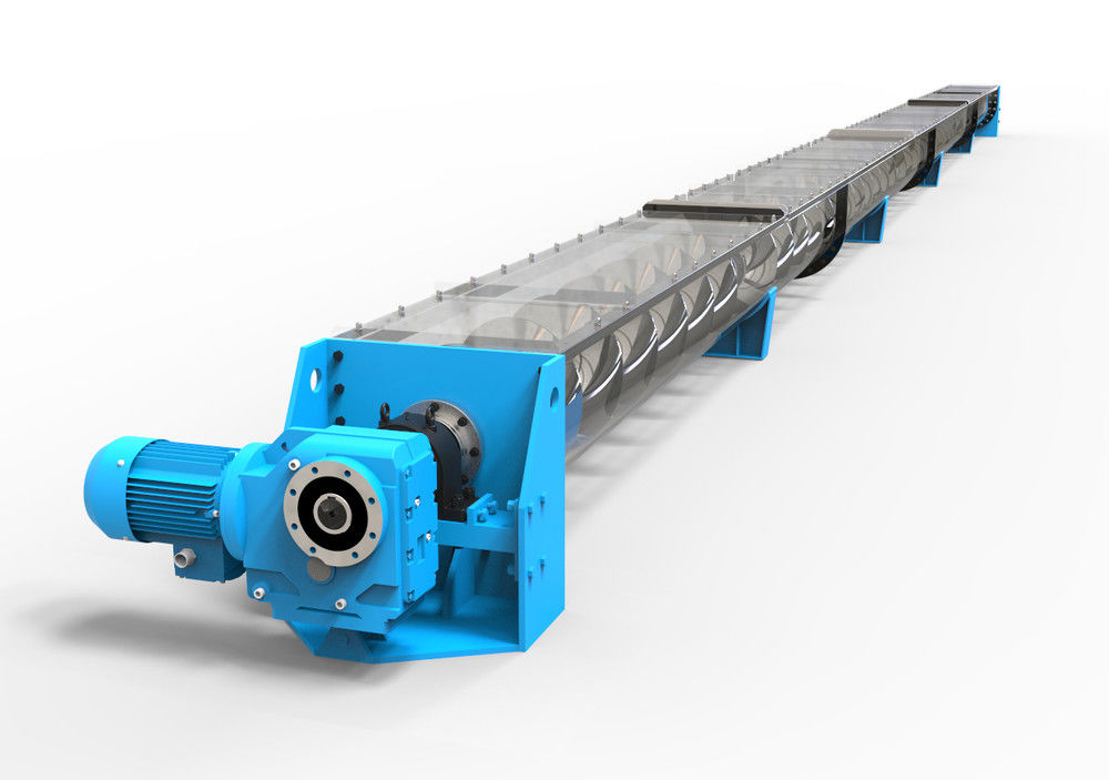 Industrial-Grade Spiral Conveyor for Building Materials and Solid Waste ...