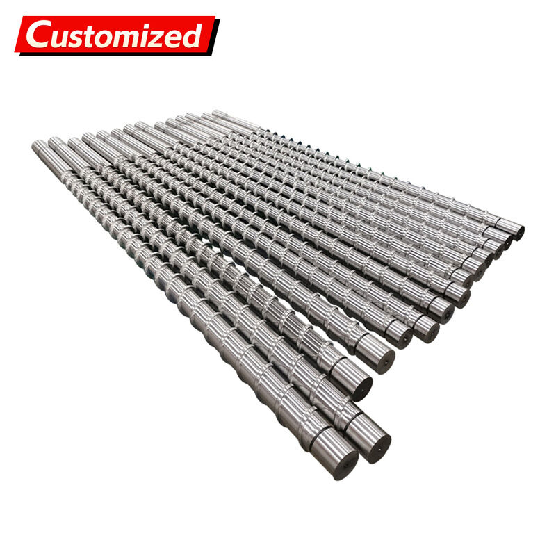 Custom Stainless Steel Auger Screw for Injection Molding Machine 100°C ...