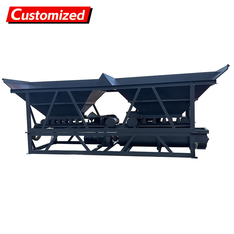 220V 18kw Mobile Water Stabilizer Mixing Station Continuous Soil Mixer ...