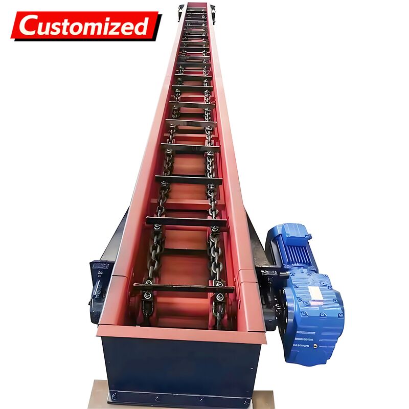 Adjustable-Speed Chain Scraper Conveyor for Grain & Chemicals