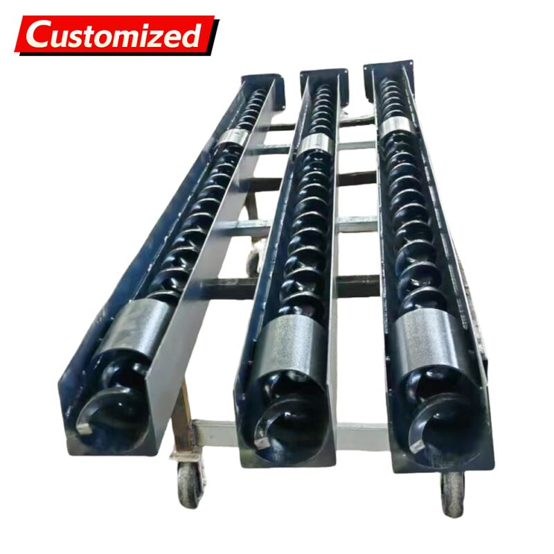 Stainless Steel U-Type Screw Conveyor for Industrial Waste Transport