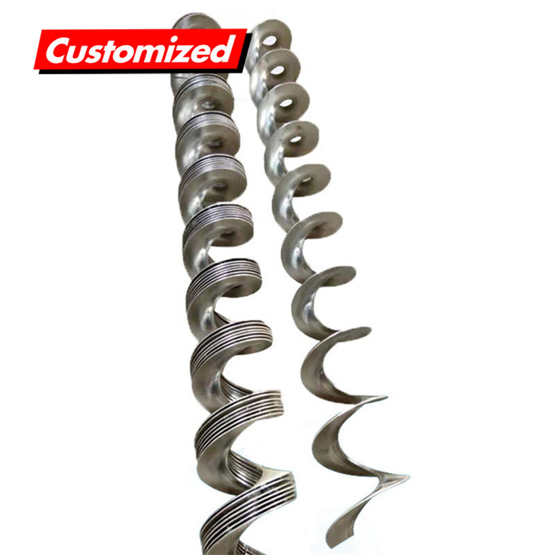 OEM Custom Forming Screw Conveyor Blade For Grain Transport Machinery ...