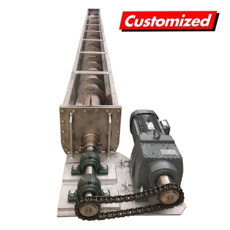 Stainless Steel U Shaped Screw Auger Conveyor
