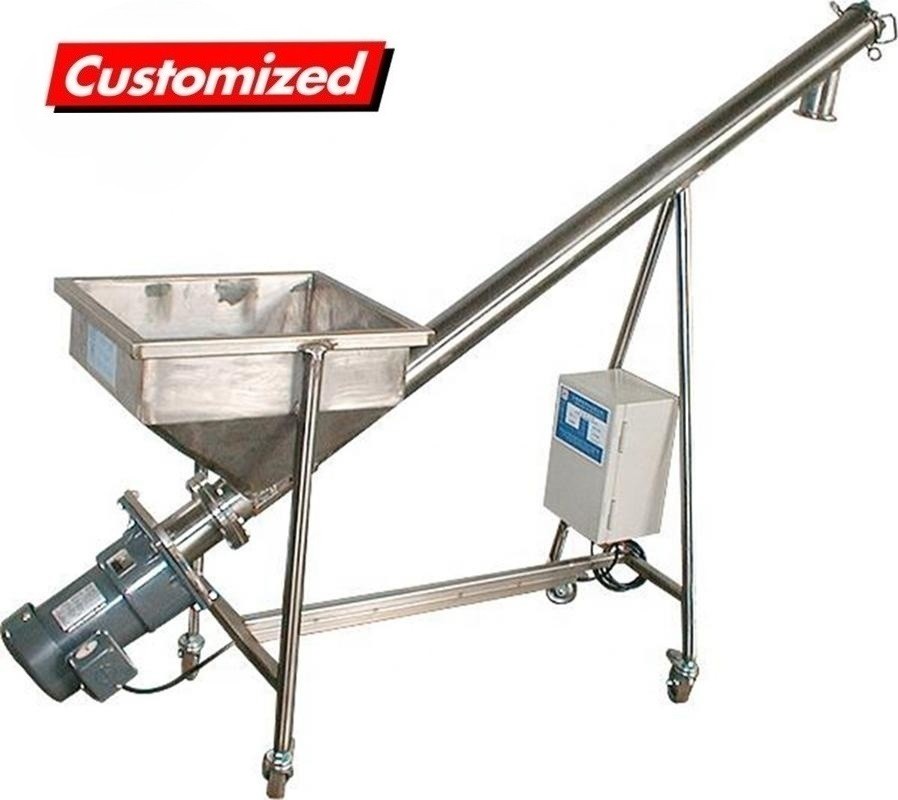 Customizable Hopper Screw Conveyor Heat Resistant Screw Feeder Hopper
