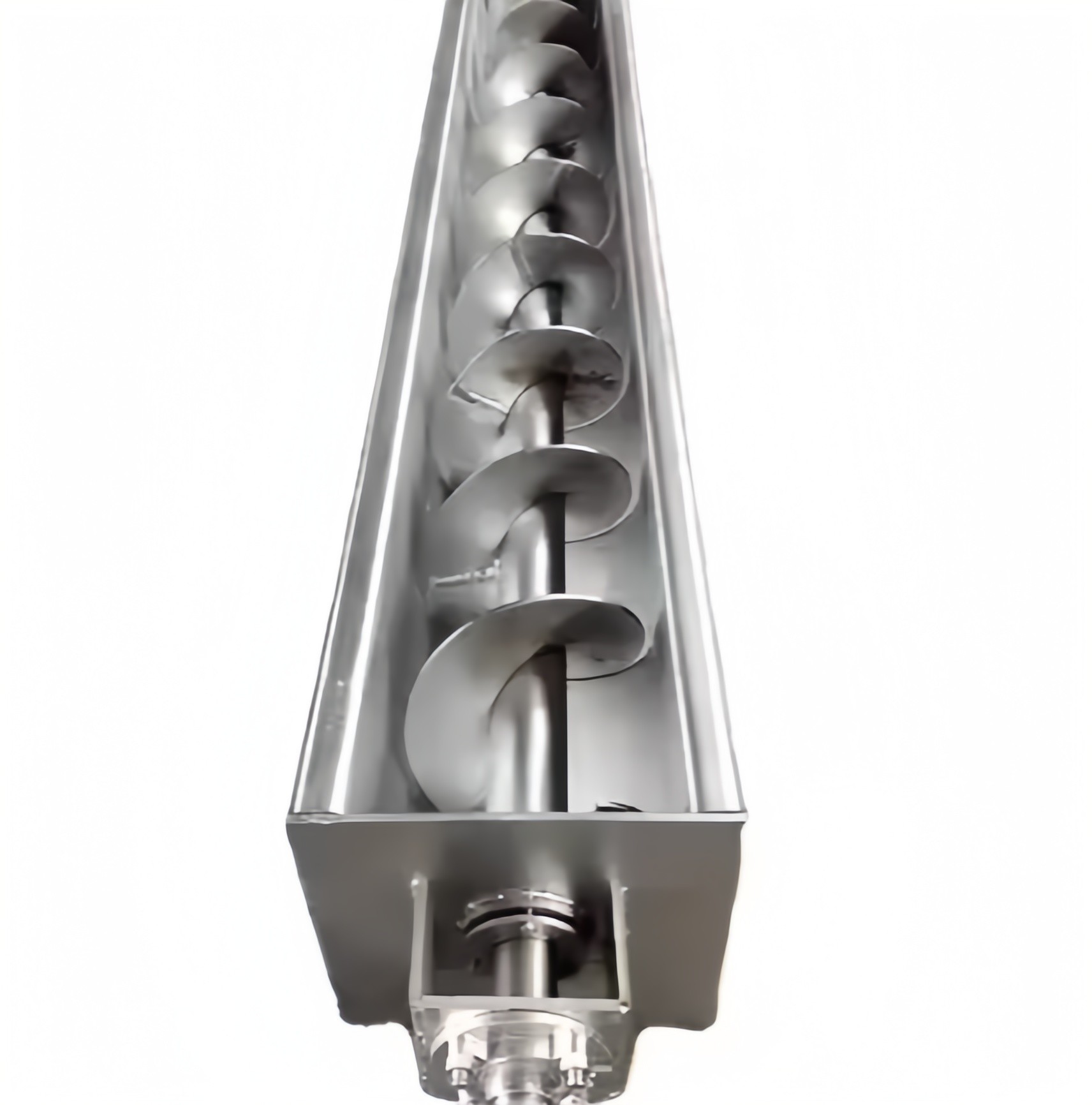 Sewage Wastewater Slurry Solid Sludge U Trough Type Tube Tubular Screw ...