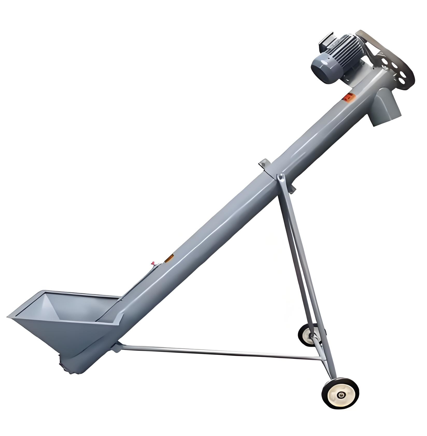 Stainless Steel Vertical And Inclined Spiral Feeder Conveyor For Grain ...