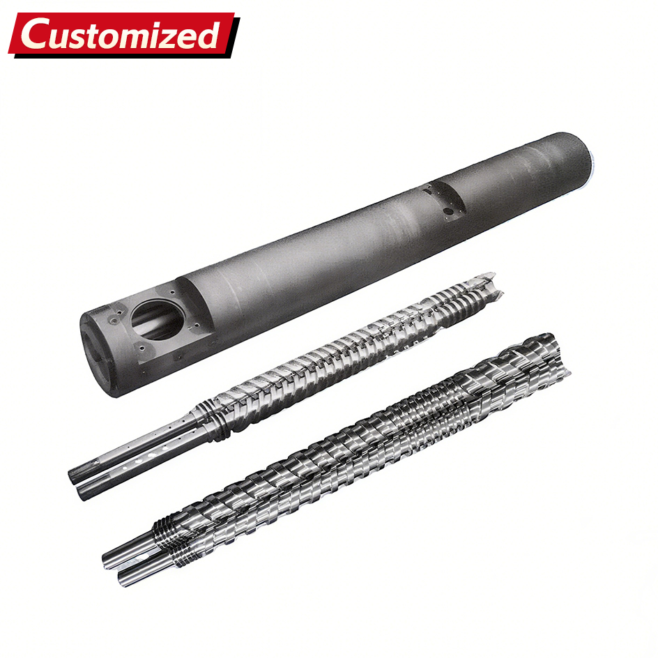 Precision Twin Screw Barrel for PE/PP Extruder - Customizable