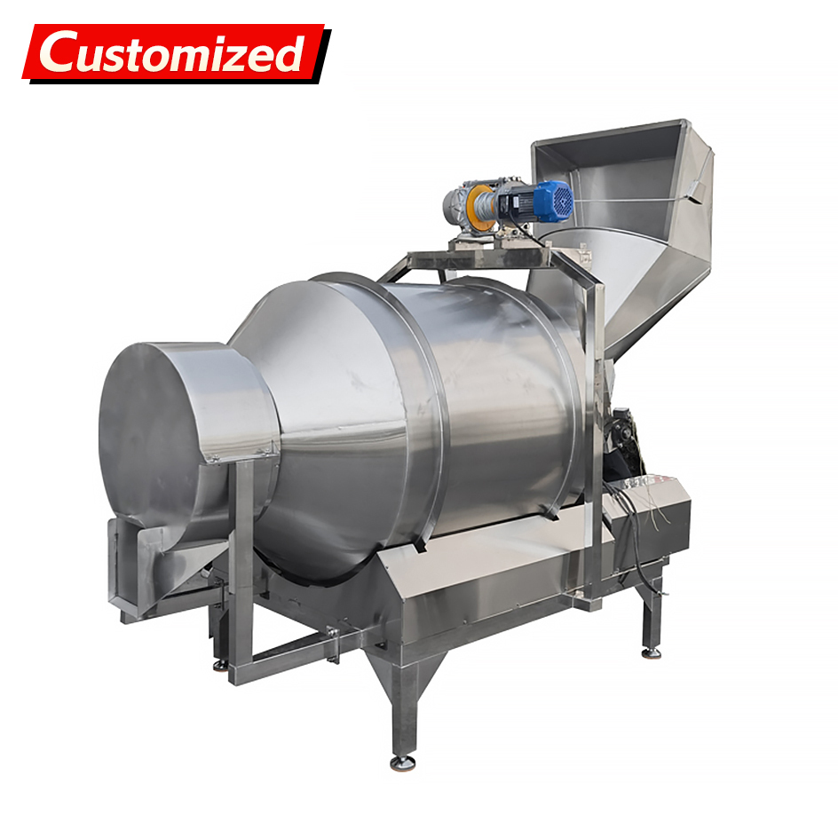 Custom Automatic Tea & Powder Blending Machine | Industrial Drum Mixer ...
