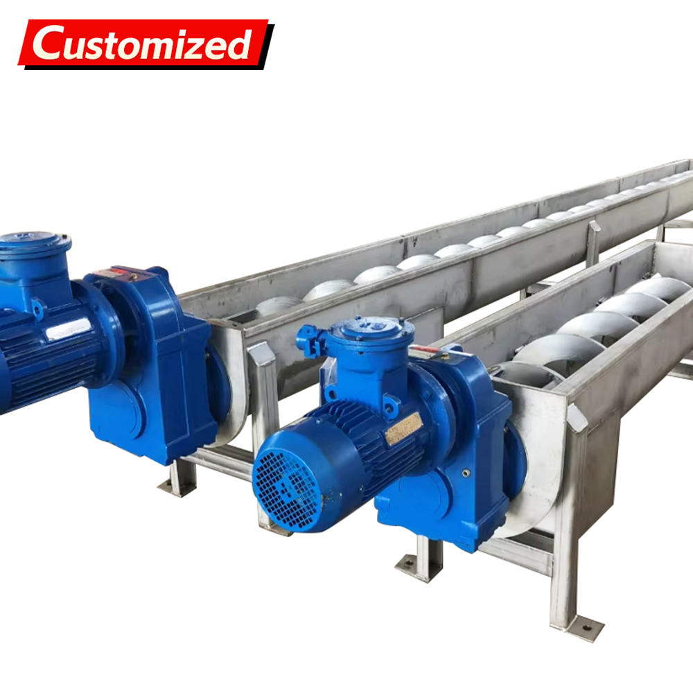 Custom Shaftless Screw Conveyor for Sludge & Granular Materials